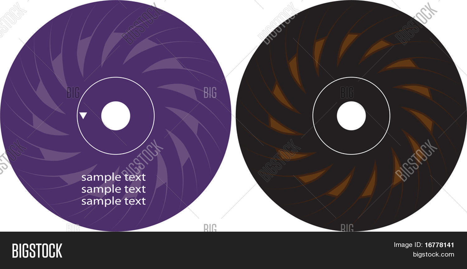 CD - DVD Label Design Vector & Photo (Free Trial) | Bigstock