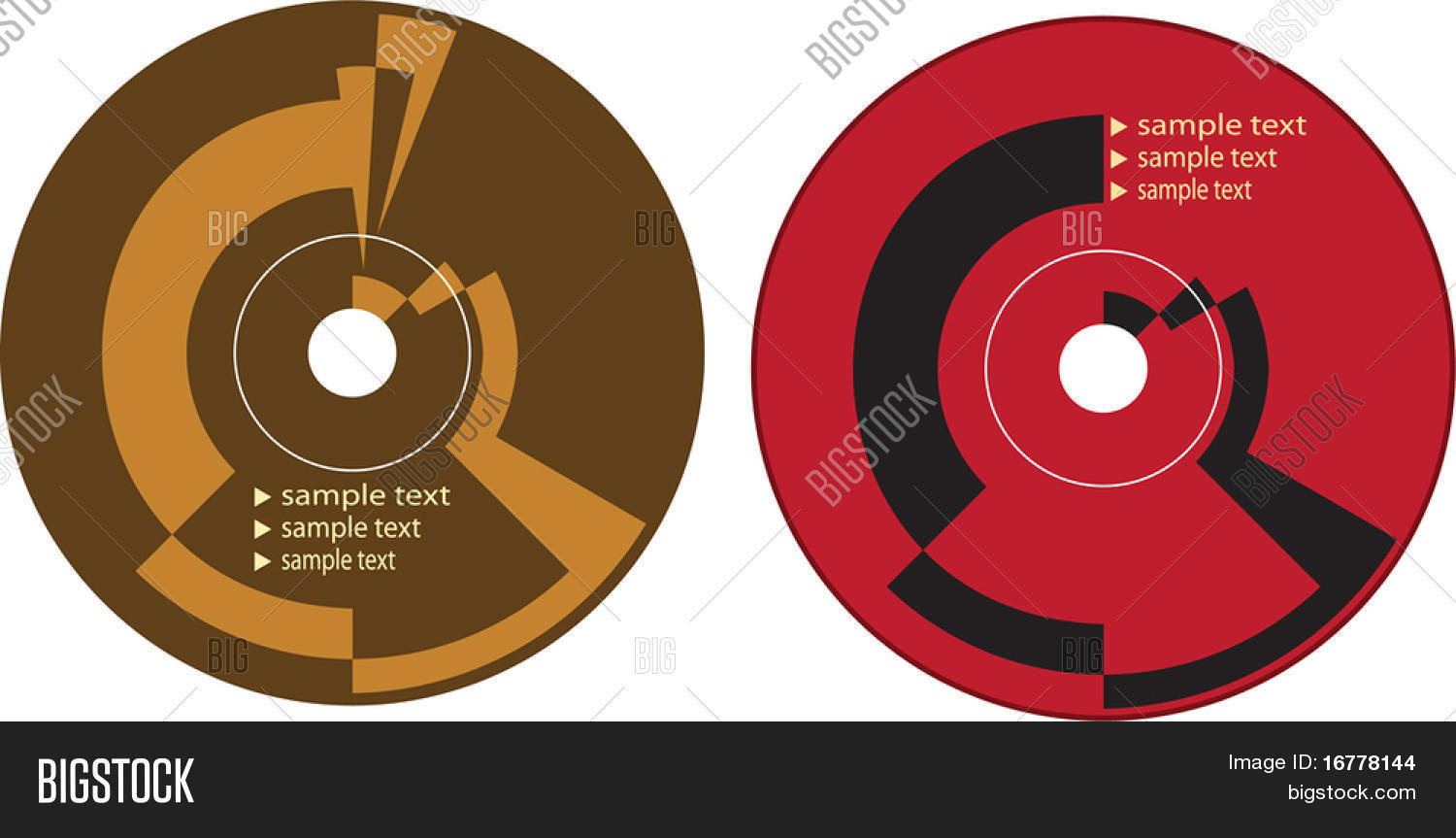 CD - DVD Label Design Vector & Photo (Free Trial) | Bigstock