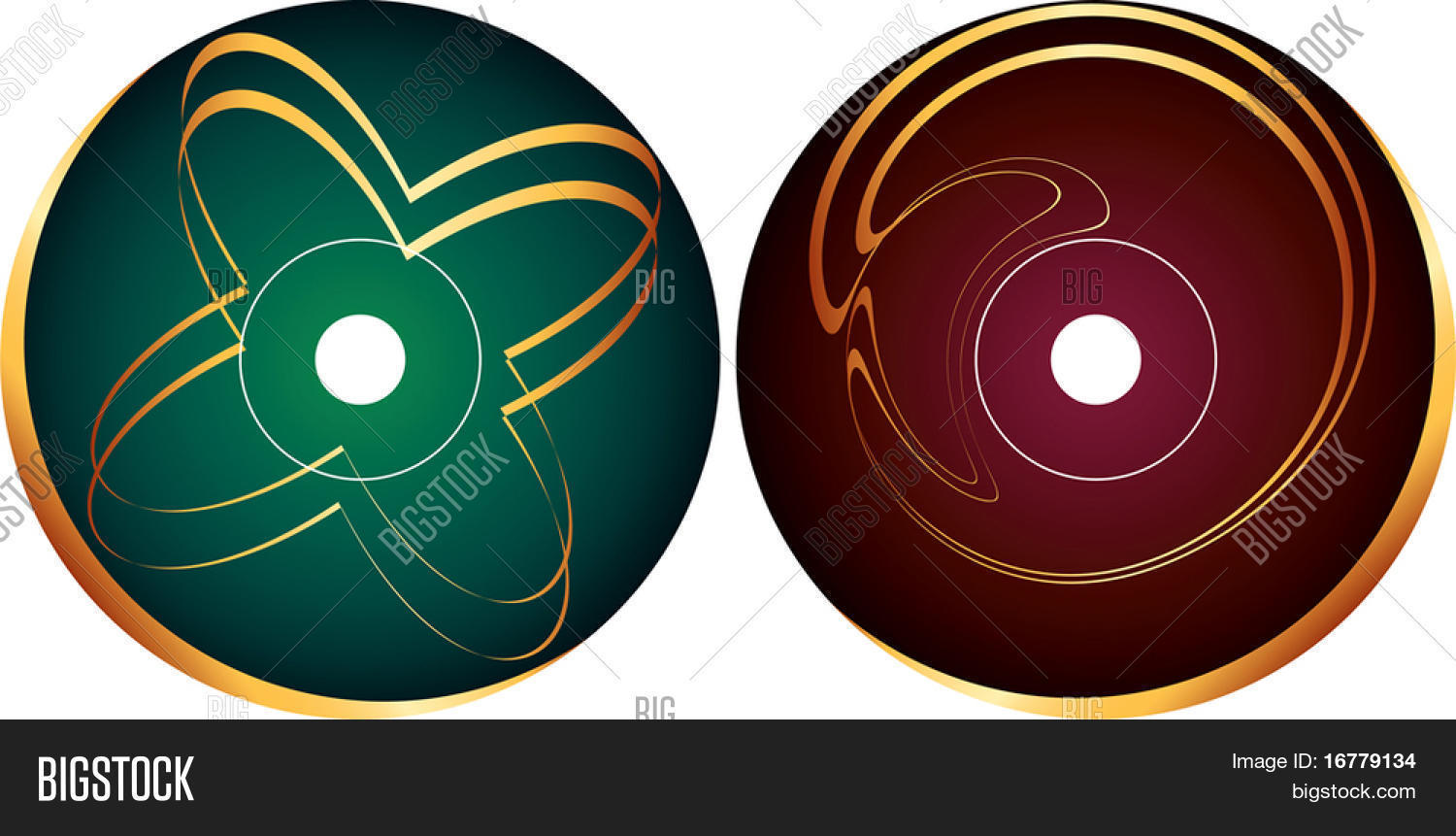 CD - DVD Label Design Vector & Photo (Free Trial) | Bigstock