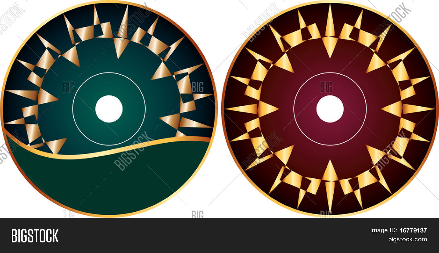 CD - DVD Label Design Vector & Photo (Free Trial) | Bigstock
