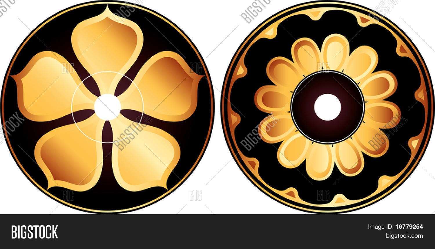 CD - DVD Label Design Vector & Photo (Free Trial) | Bigstock