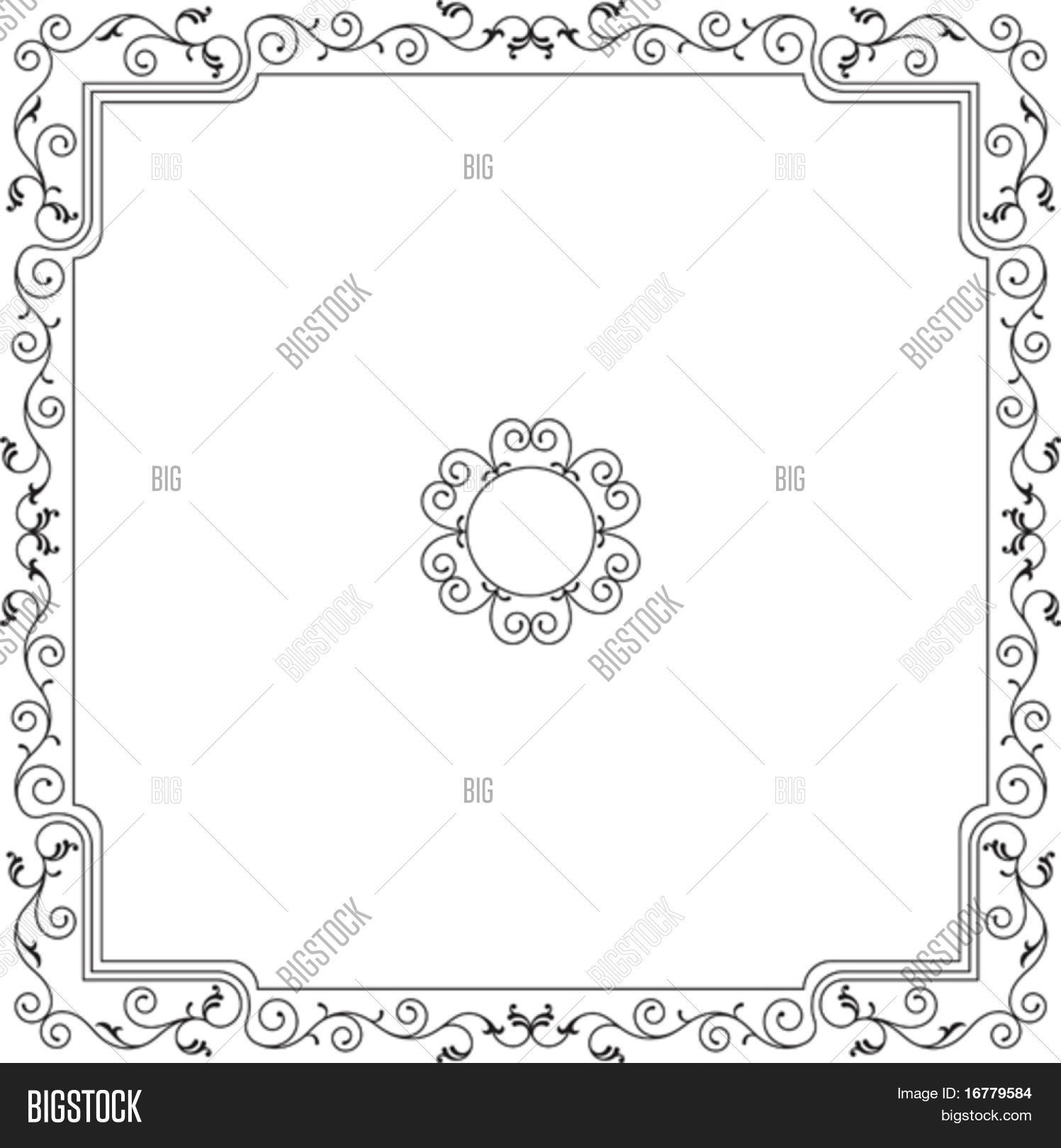 Delicate Border, Vector & Photo (Free Trial) | Bigstock