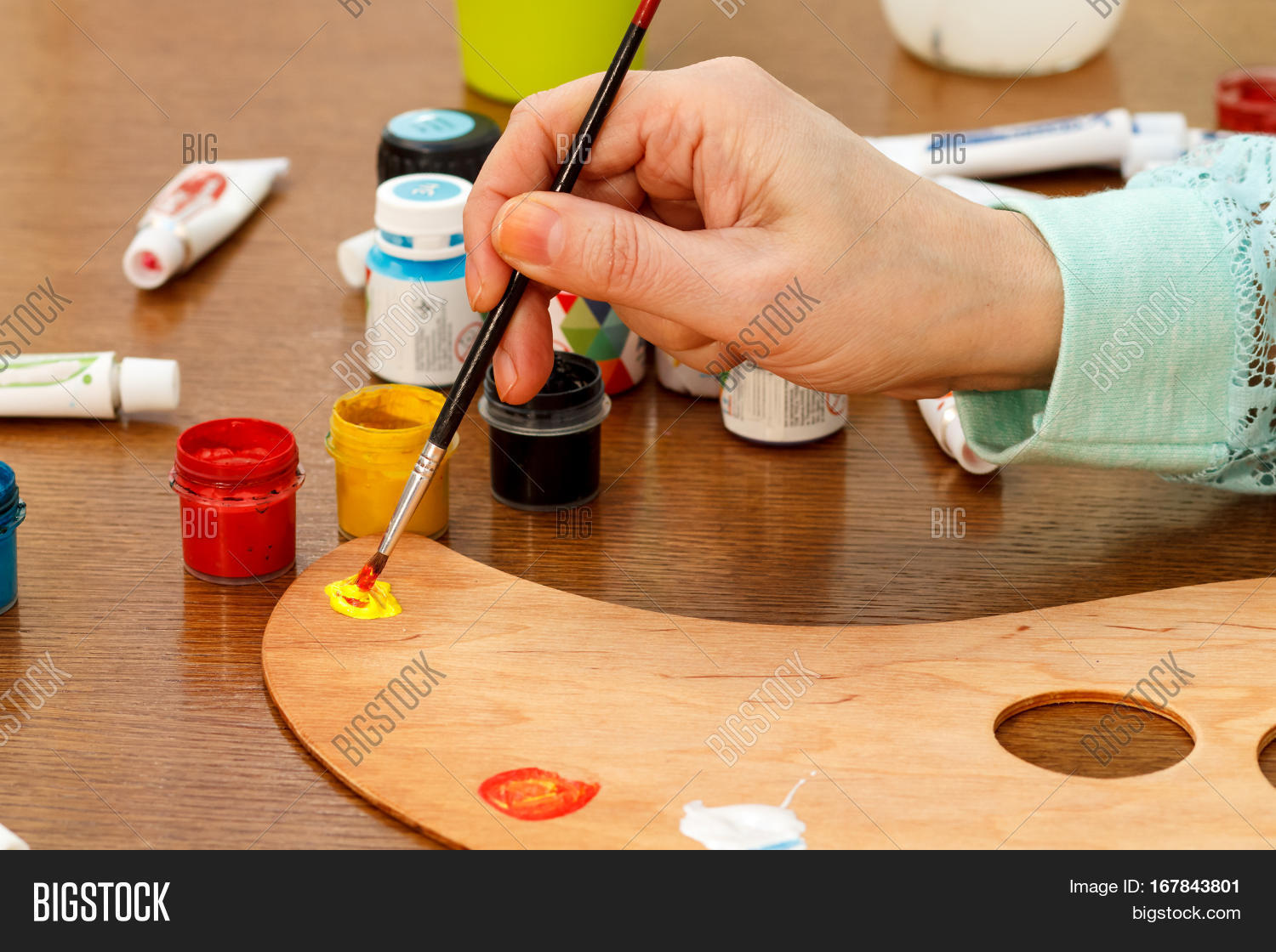 Someone Hand Mixing Image & Photo (Free Trial) | Bigstock