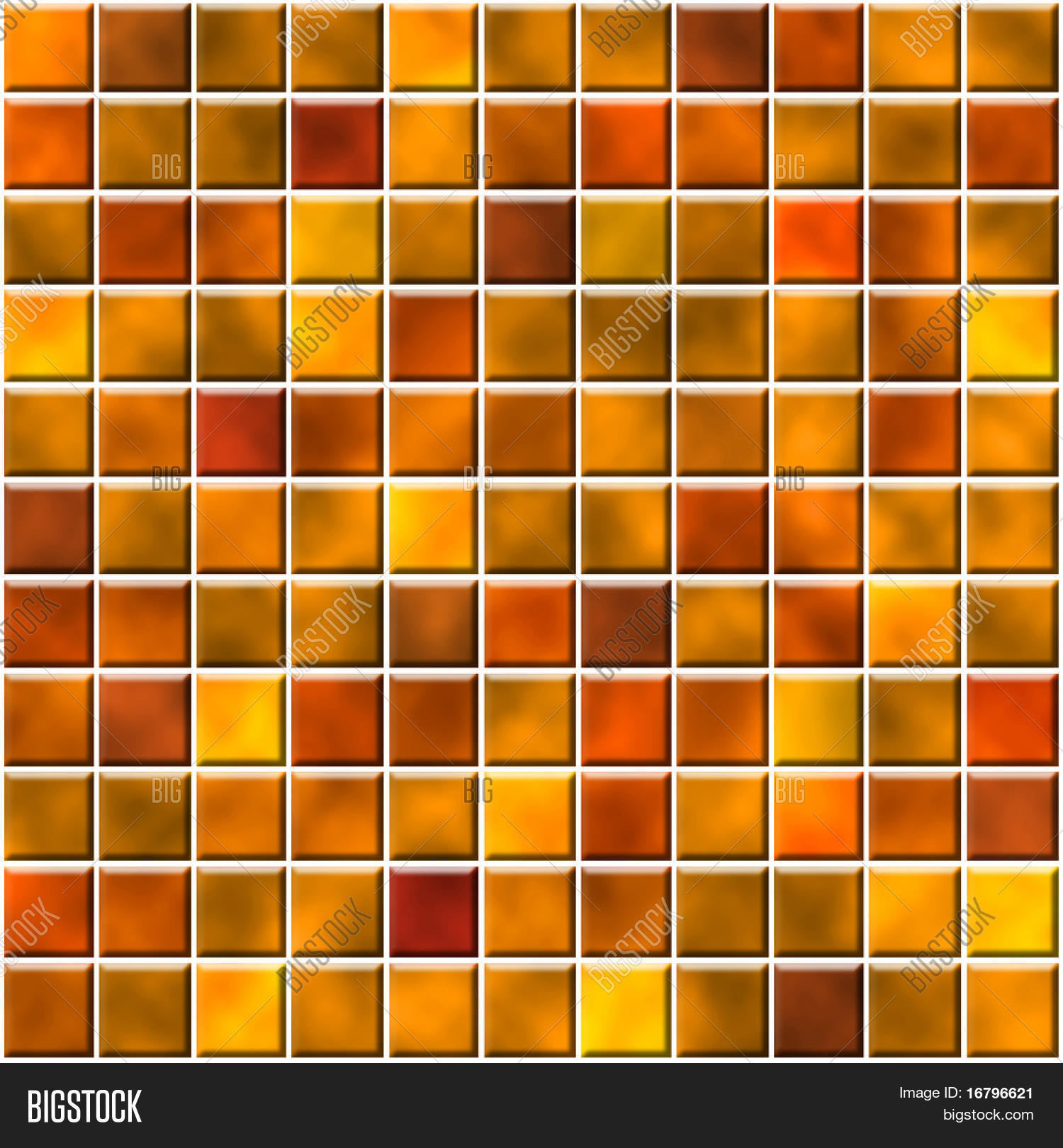 Seamless Tiles Orange Image & Photo (Free Trial) | Bigstock