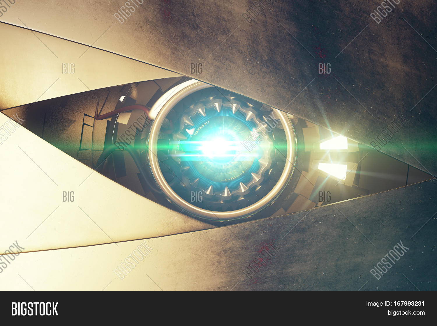 Blue Cyber Eye Image & Photo (Free Trial) | Bigstock