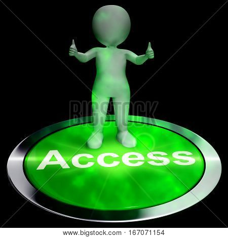 Access Button Shows Image & Photo (Free Trial) | Bigstock