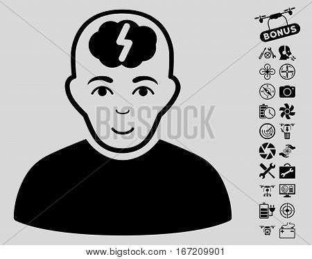 Clever Boy Pictograph Vector & Photo (Free Trial) | Bigstock
