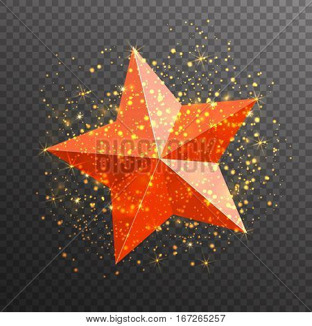 Red Star Lights Vector & Photo (Free Trial) | Bigstock