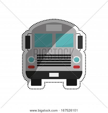 School Bus Front View Vector & Photo (Free Trial) | Bigstock