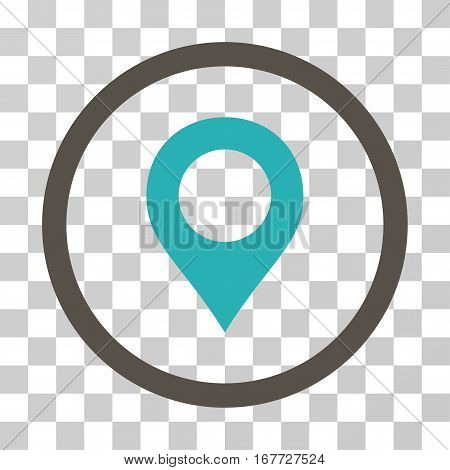 Map Marker Rounded Vector & Photo (Free Trial) | Bigstock