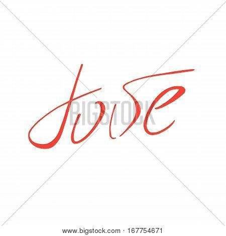 Handwriting Love. Vector & Photo (Free Trial) | Bigstock