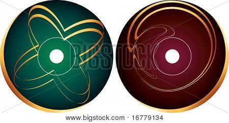 CD - DVD Label Design Vector & Photo (Free Trial) | Bigstock