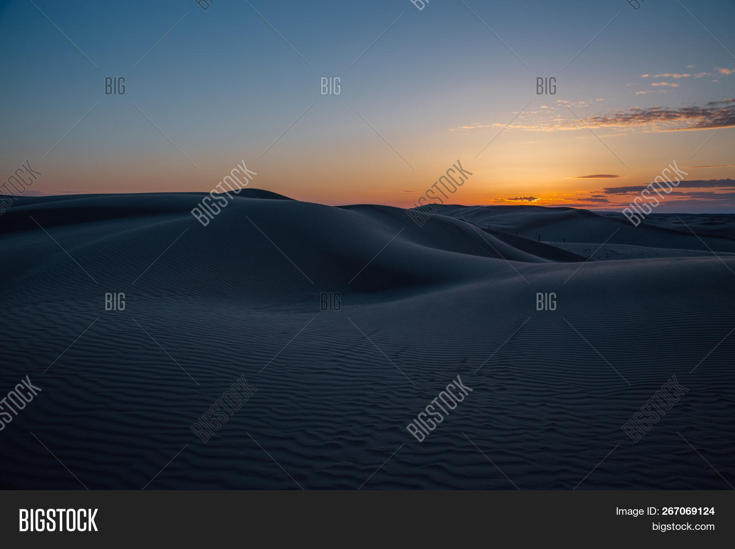 Beautiful Sunset Sand Image & Photo (Free Trial) | Bigstock