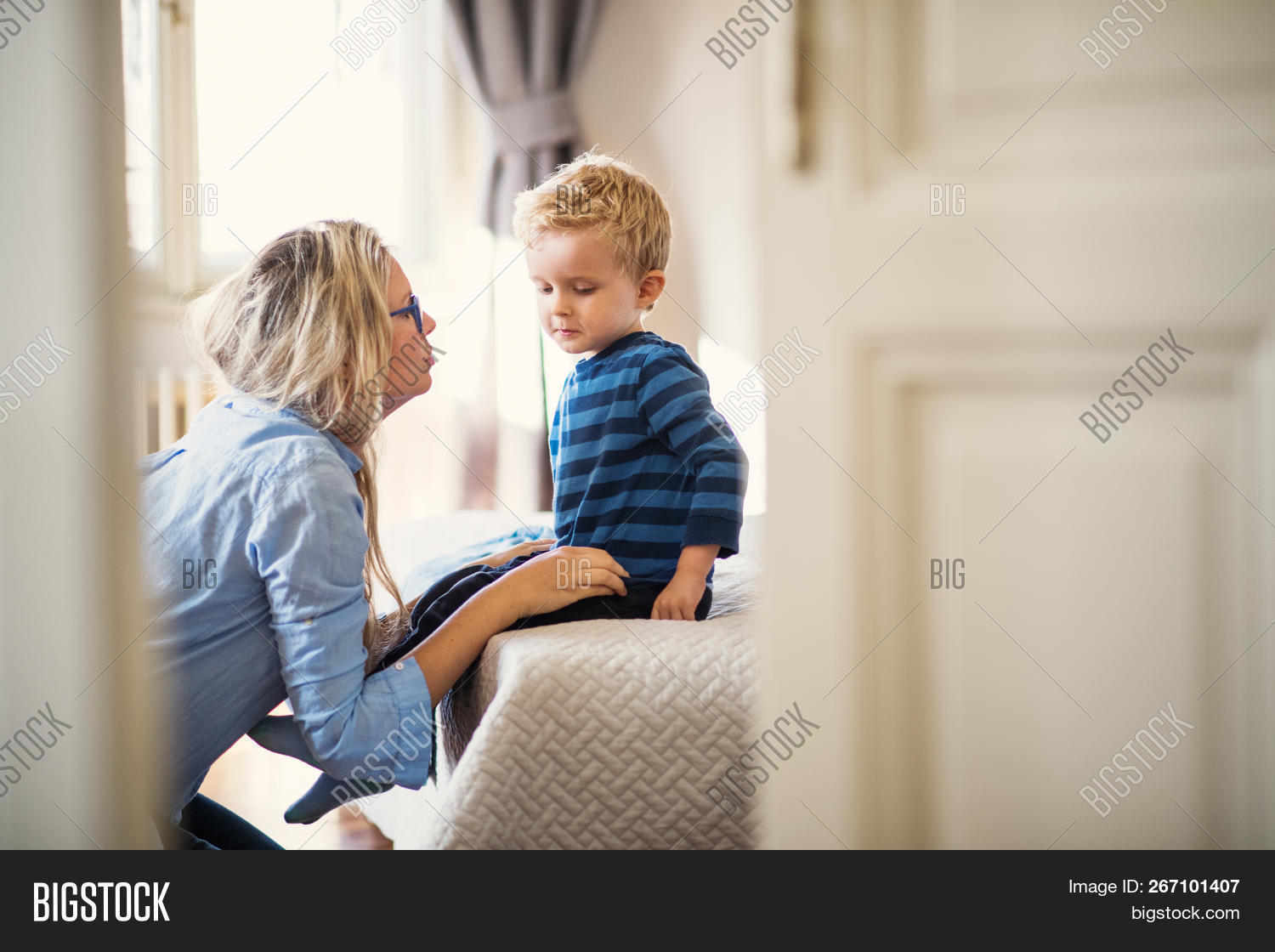 Young Mother Talking Image & Photo (Free Trial) | Bigstock