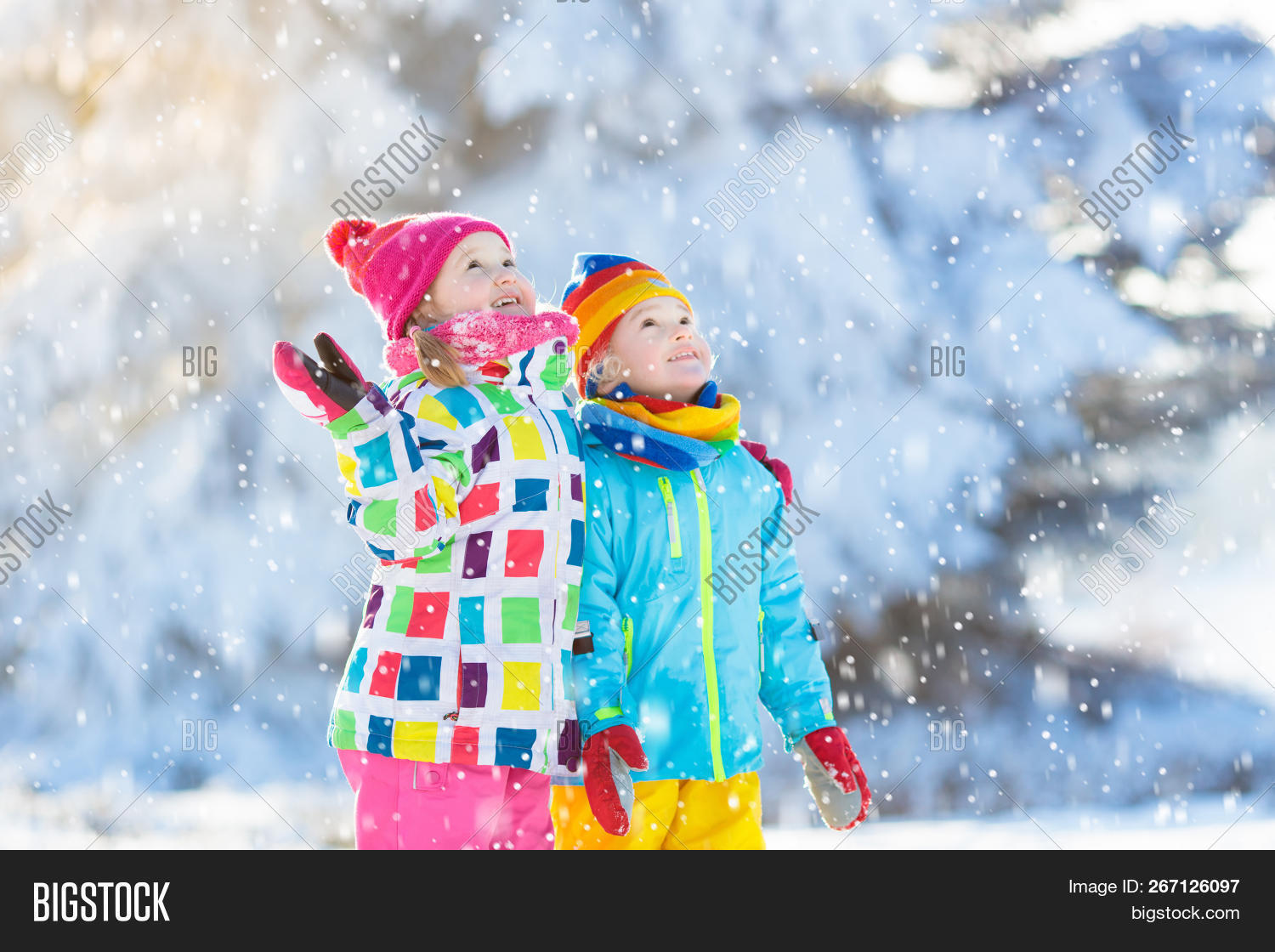 Kids Winter Snow Ball Image & Photo (Free Trial) | Bigstock