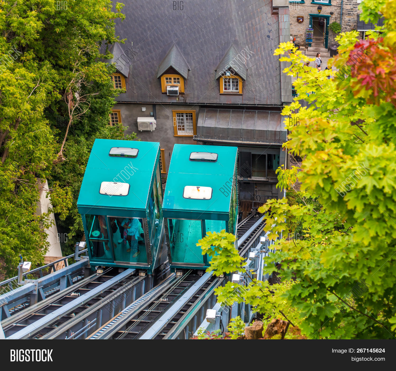 Funicular Cars On Image & Photo (Free Trial) | Bigstock