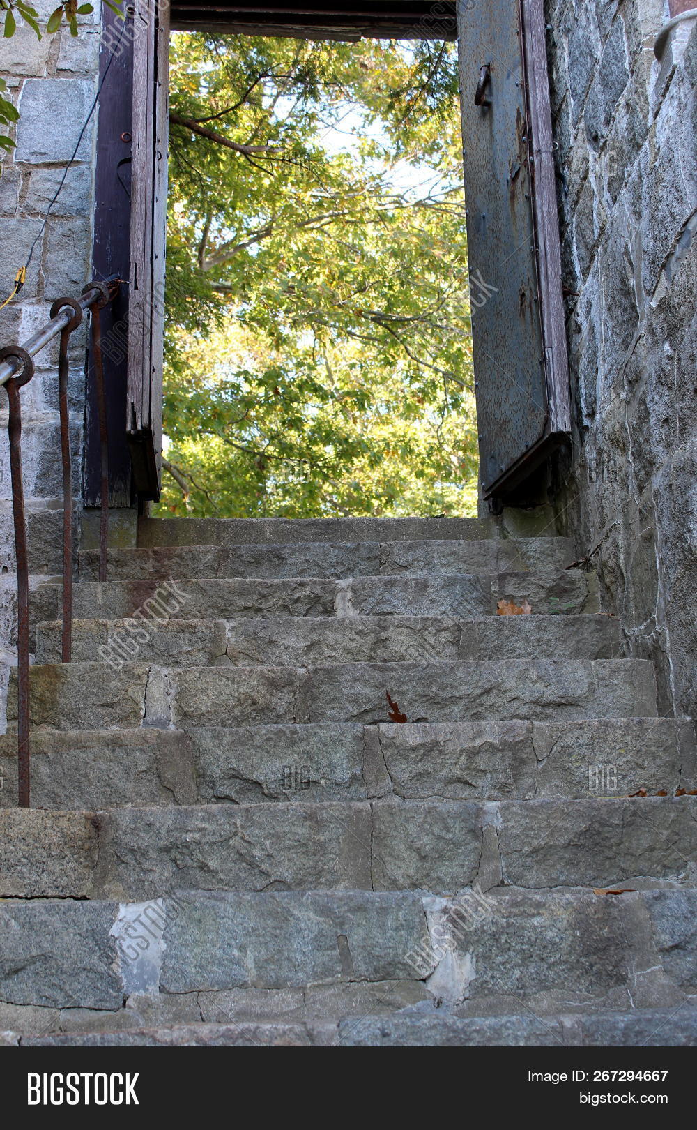 Long Stone Staircase Image & Photo (Free Trial) | Bigstock