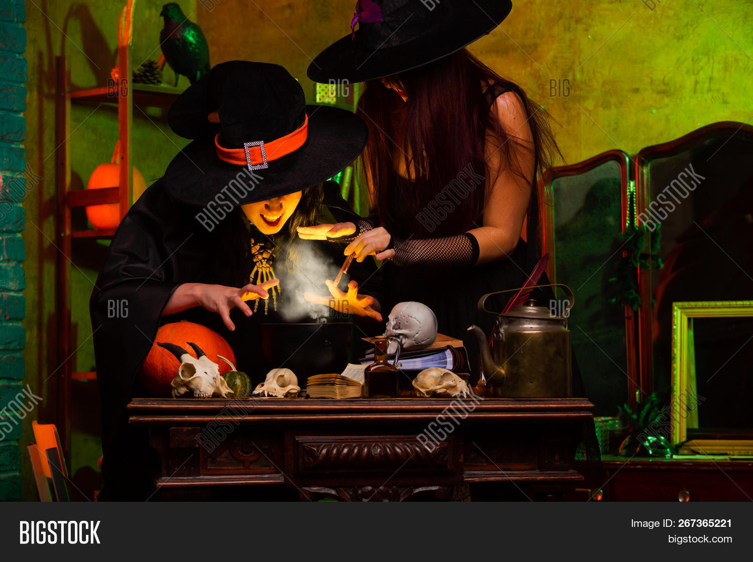 Picture Witch Pot Image & Photo (Free Trial) | Bigstock