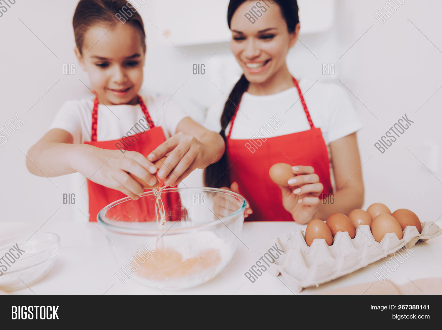 Girl Bake Sweet Food. Image & Photo (Free Trial) | Bigstock