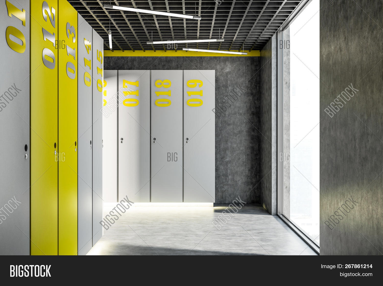 Locker Room Interior Image & Photo (Free Trial) | Bigstock