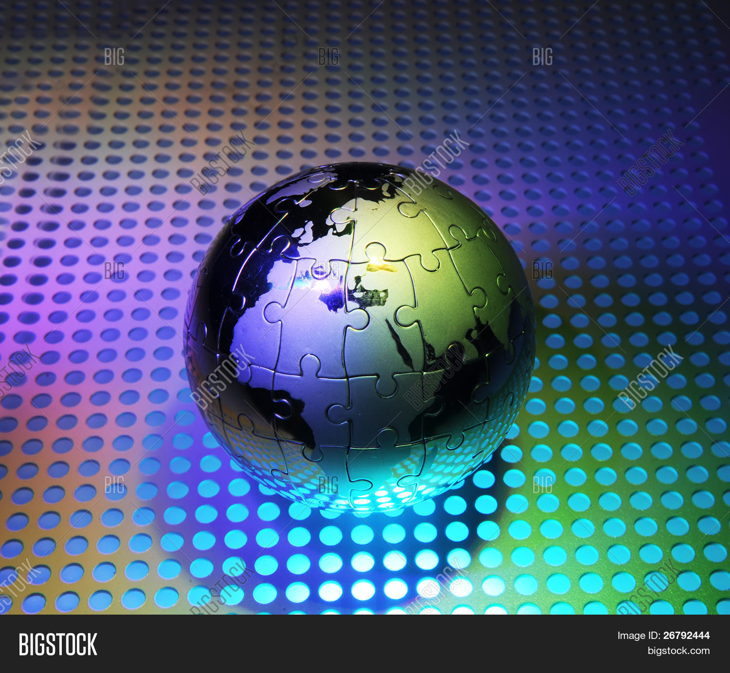 Globe High Technology Image & Photo (Free Trial) | Bigstock
