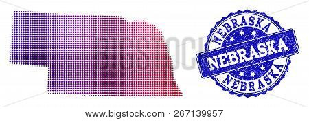 Halftone Dot Map Vector & Photo (Free Trial) | Bigstock