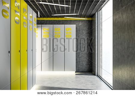 Locker Room Interior Image & Photo (Free Trial) | Bigstock