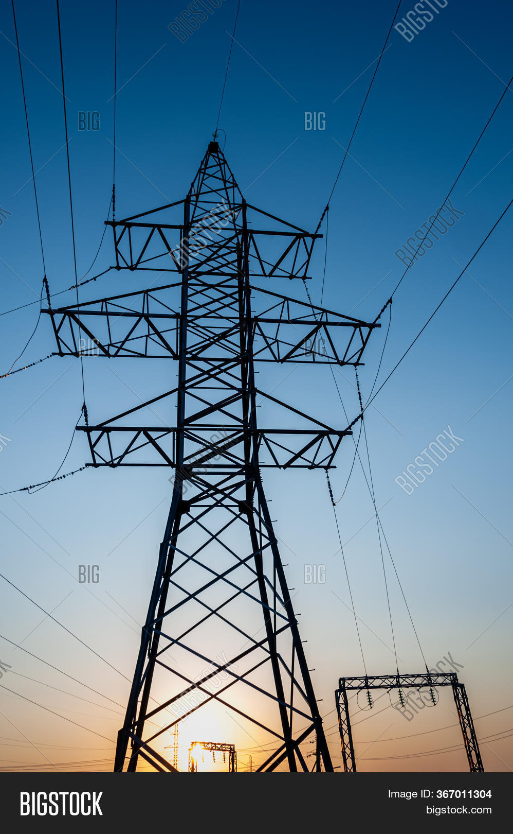 Electric Post Wires Image & Photo (Free Trial) | Bigstock