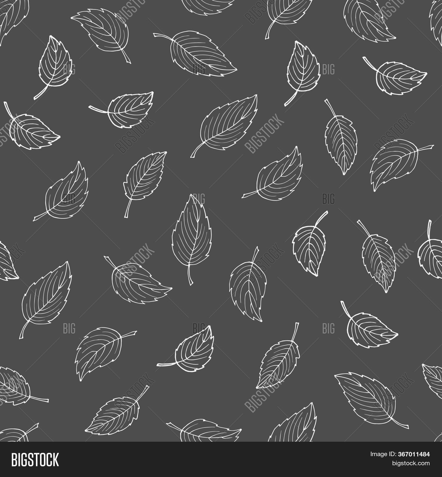 Linear Leaves Seamless Image & Photo (Free Trial) | Bigstock