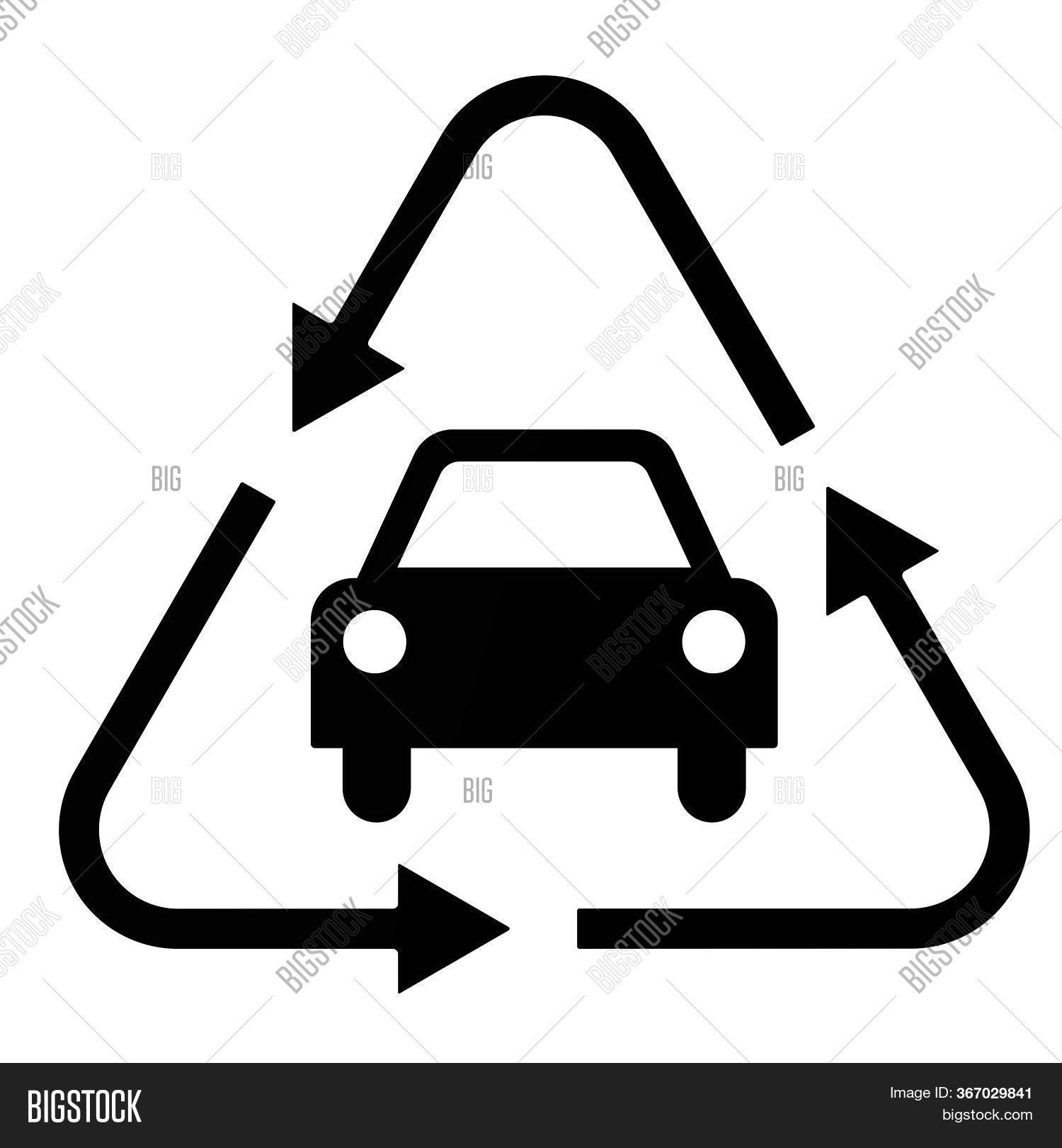 Car Recycling Sign. Image & Photo (Free Trial) | Bigstock