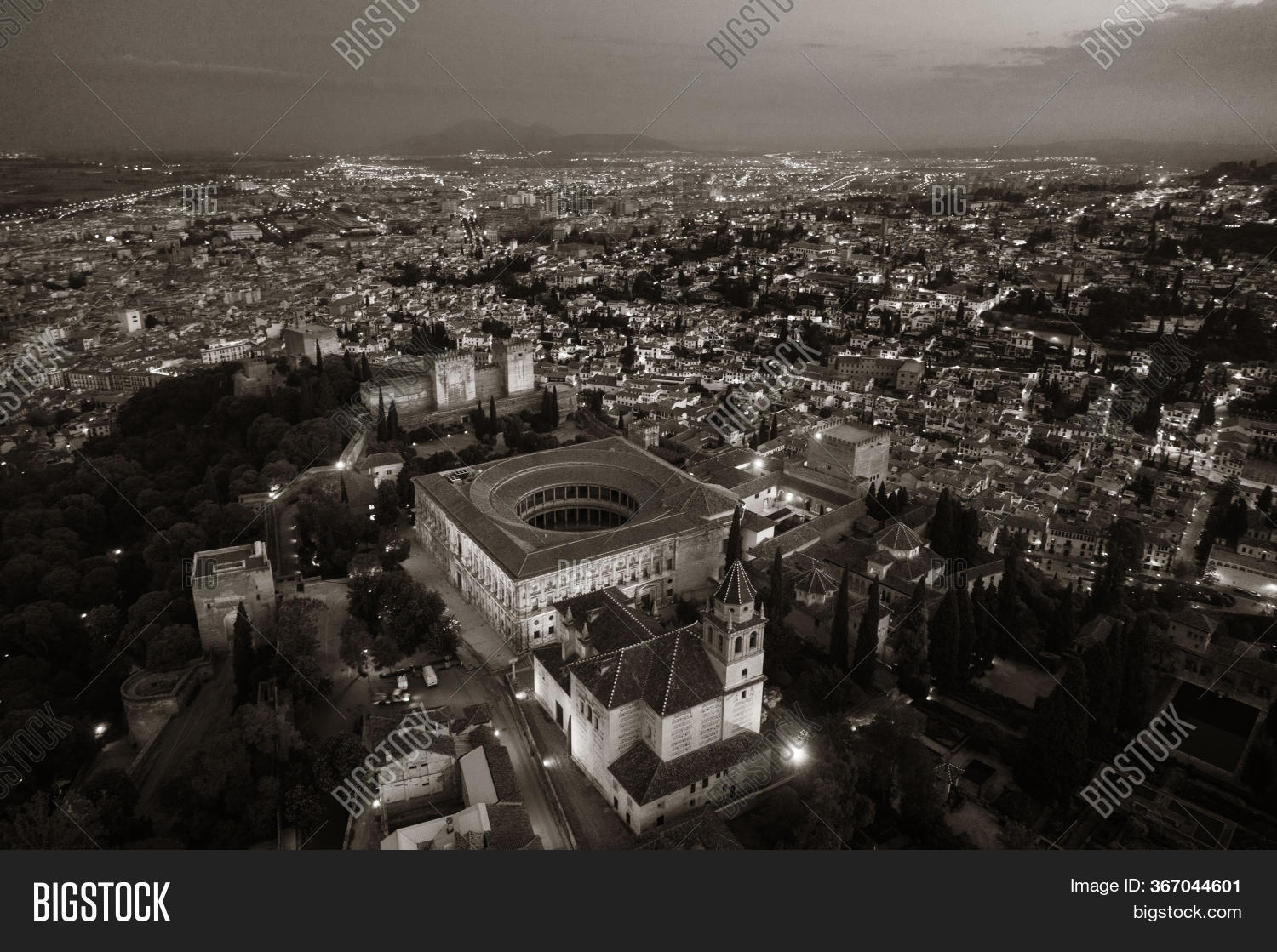 Alhambra Aerial View Image & Photo (Free Trial) | Bigstock