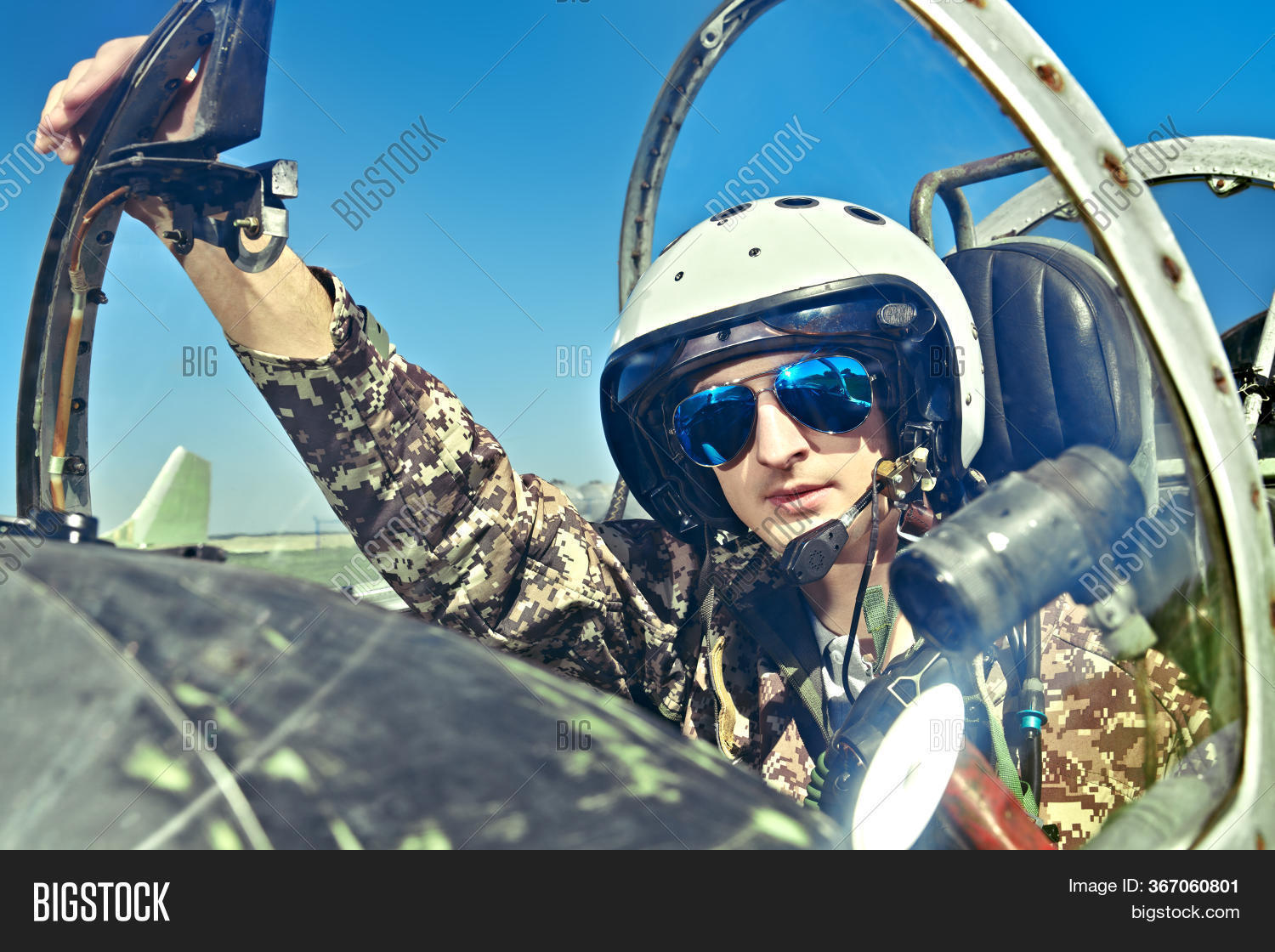 Portrait Man Pilot Image & Photo (Free Trial) | Bigstock