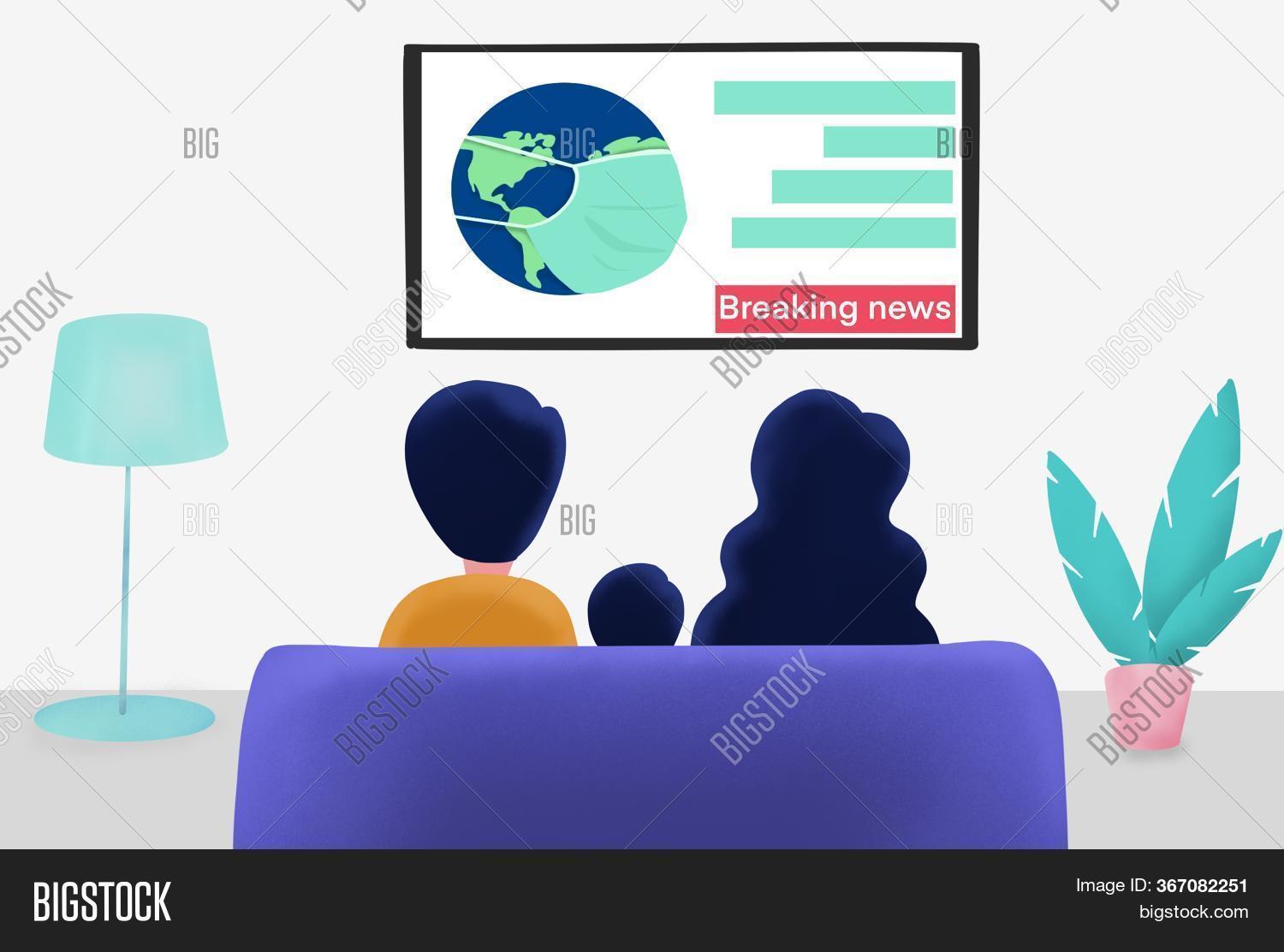 Family Watching News Image & Photo (Free Trial) | Bigstock