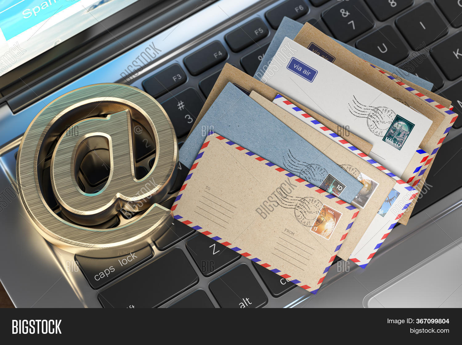 Email Sign Letters On Image & Photo (Free Trial) | Bigstock