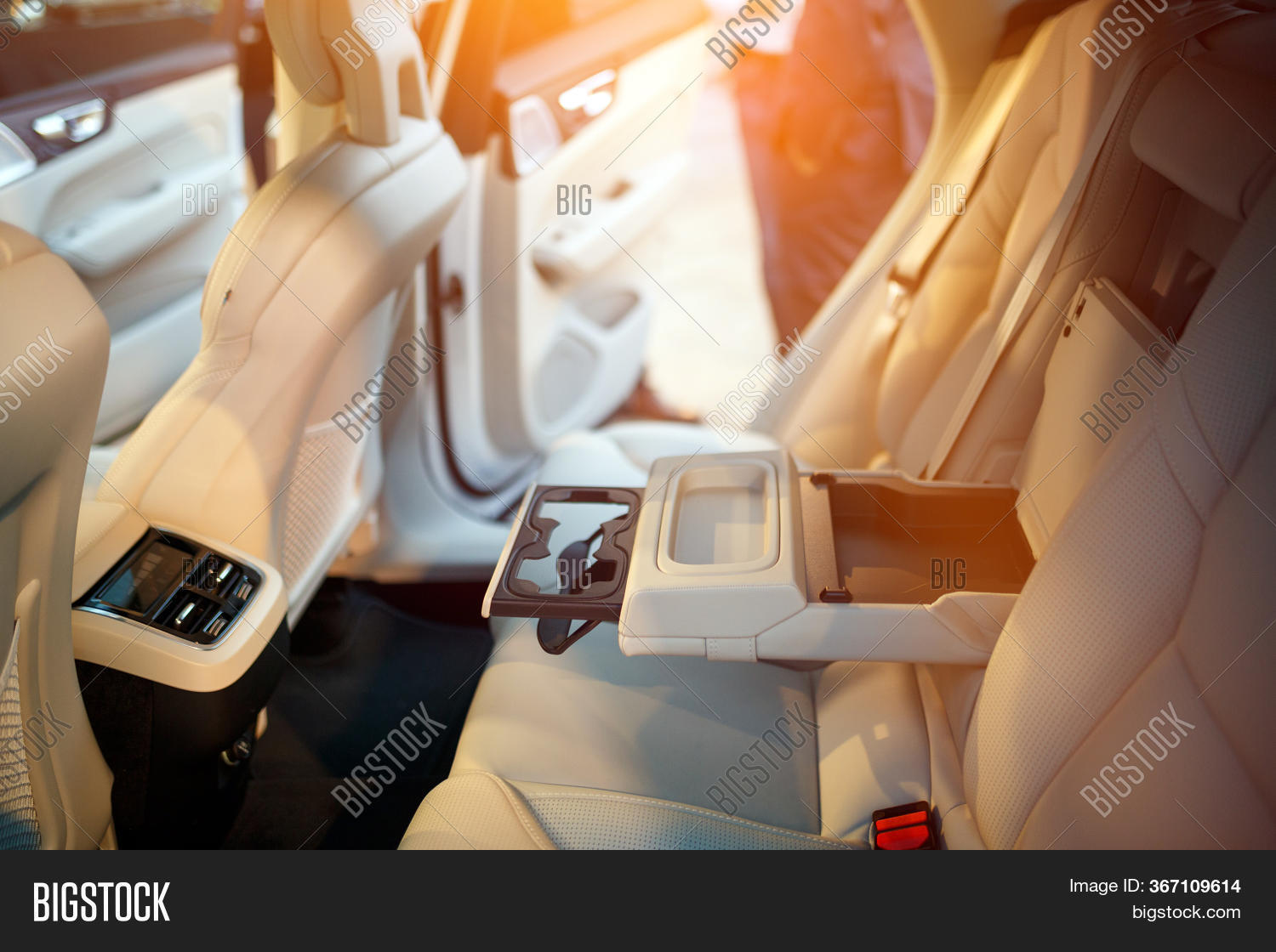 White Leather Interior Image & Photo (Free Trial) | Bigstock