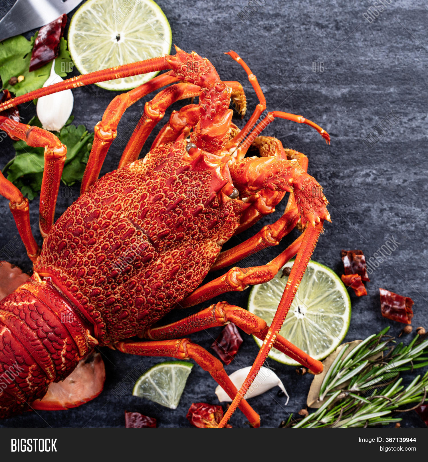 Cooked Boiled Lobster Image & Photo (Free Trial) | Bigstock