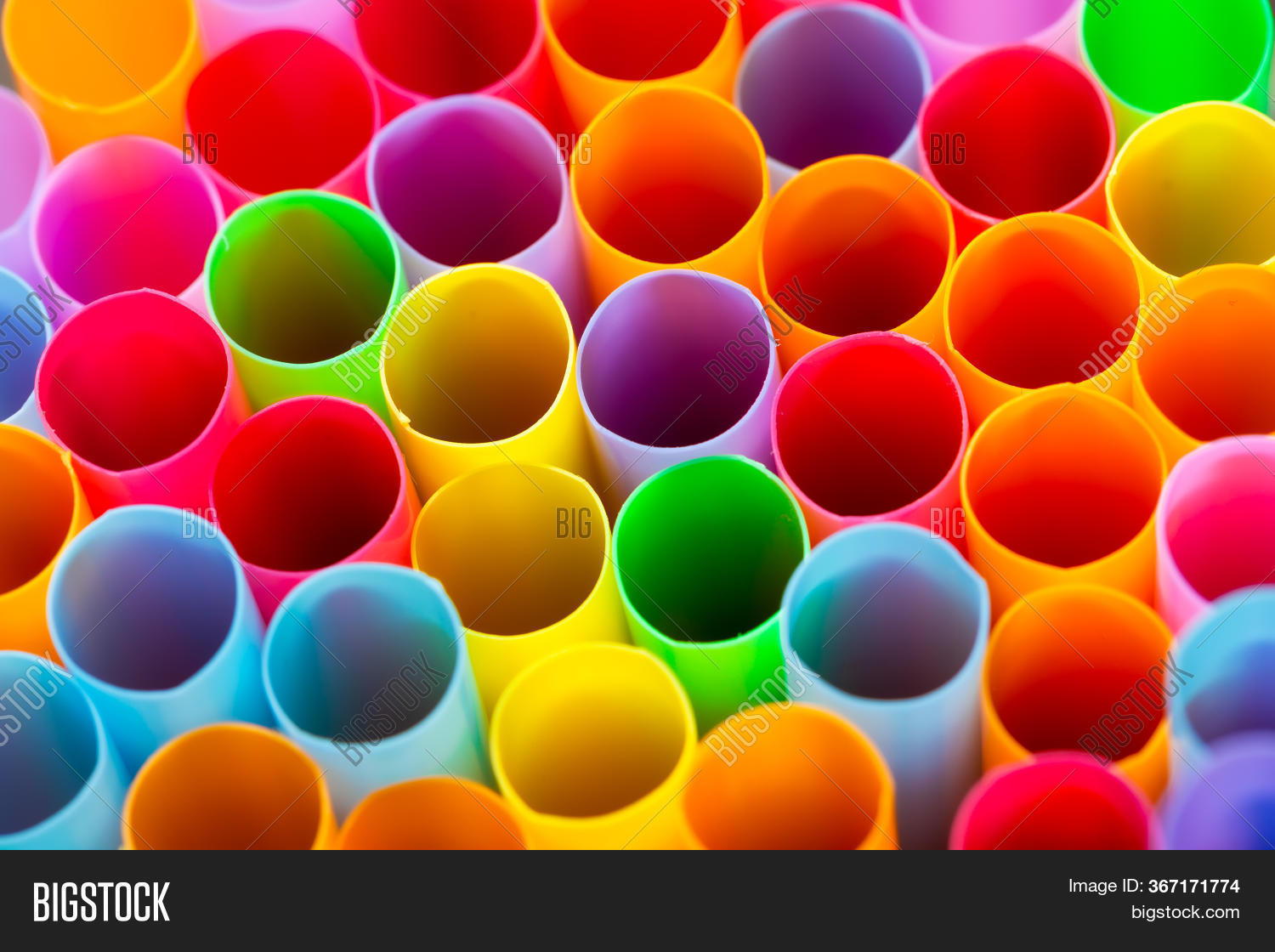 Closeup Straws Various Image & Photo (Free Trial) | Bigstock