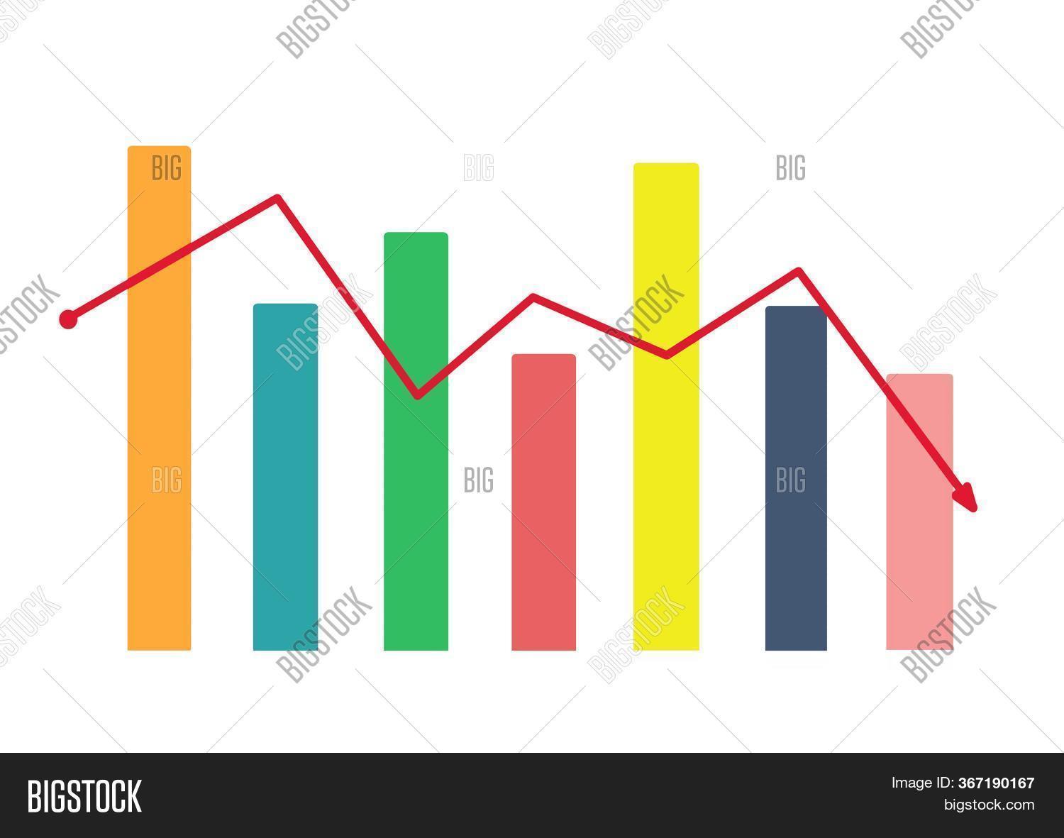 Declining Bar Chart Image & Photo (Free Trial) | Bigstock