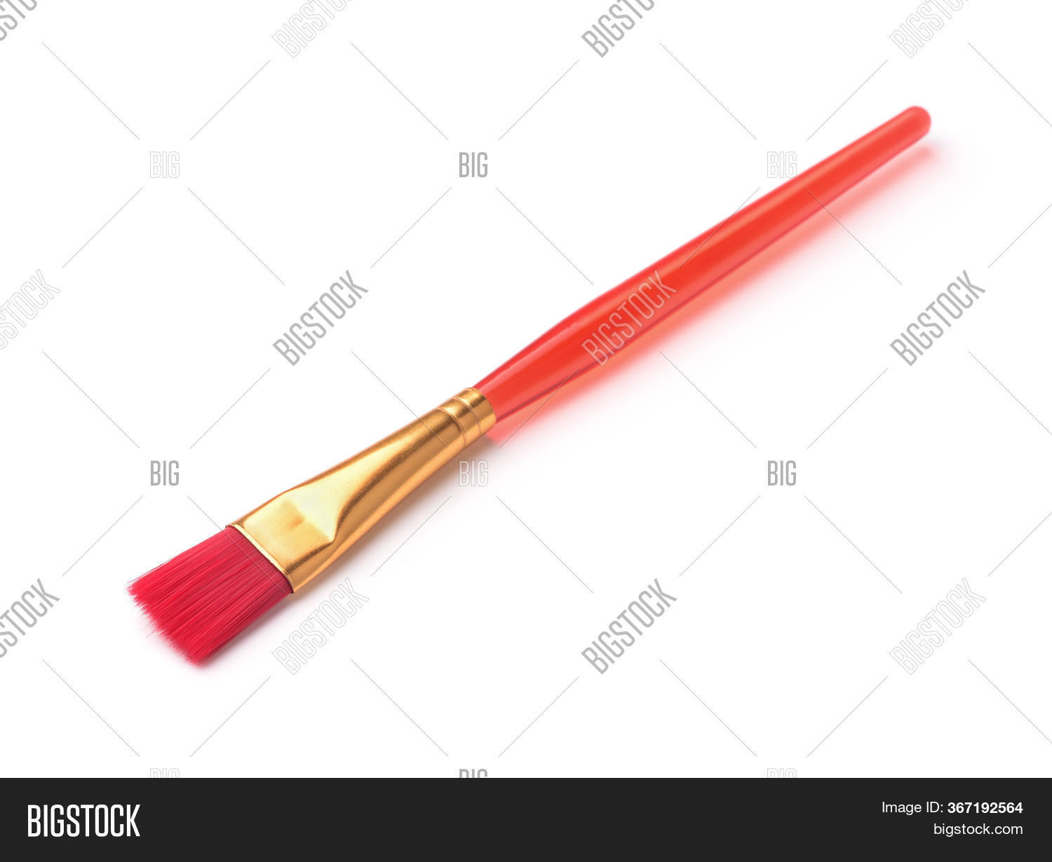 Red Plastic Paintbrush Image & Photo (Free Trial) | Bigstock