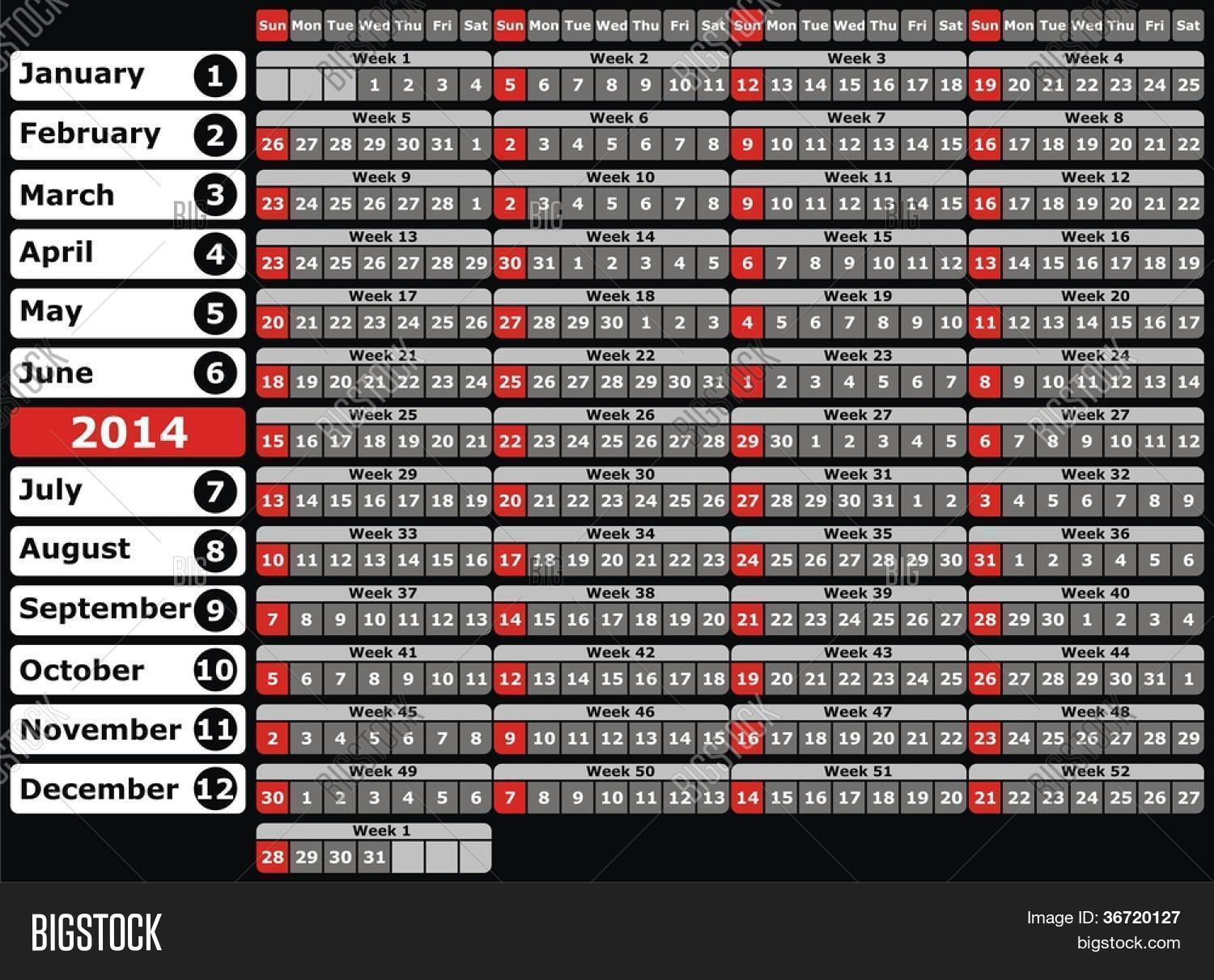 VECTOR - Calendar Vector & Photo (Free Trial) | Bigstock