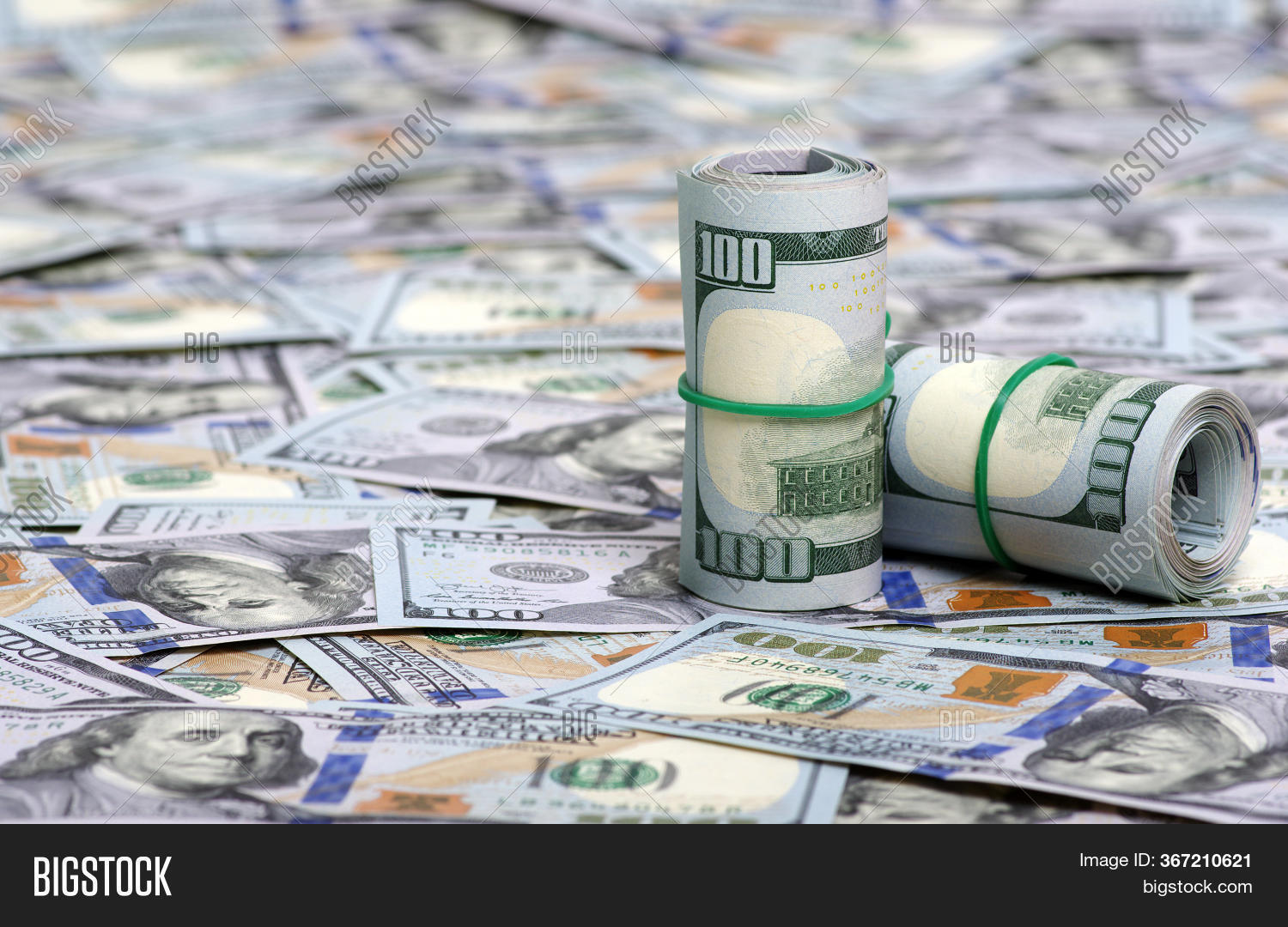 American Dollars Roll Image & Photo (Free Trial) | Bigstock