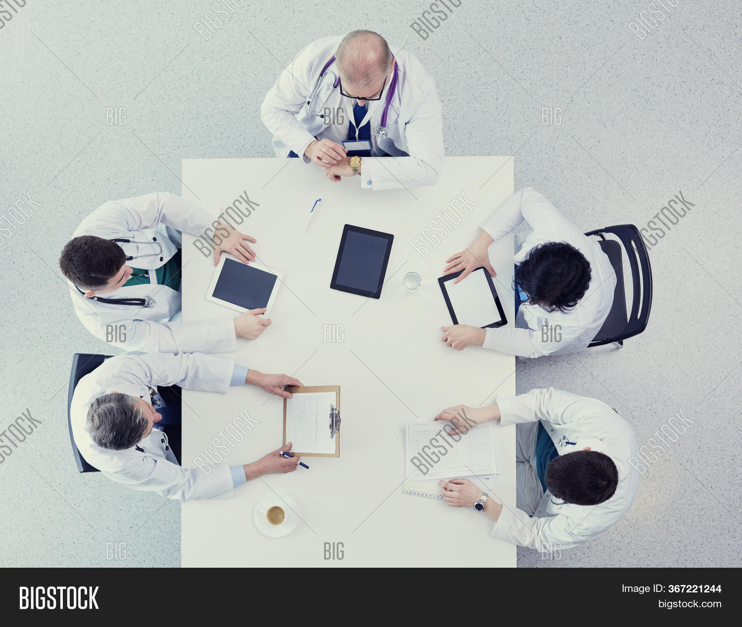 Medical Team Sitting Image & Photo (Free Trial) | Bigstock