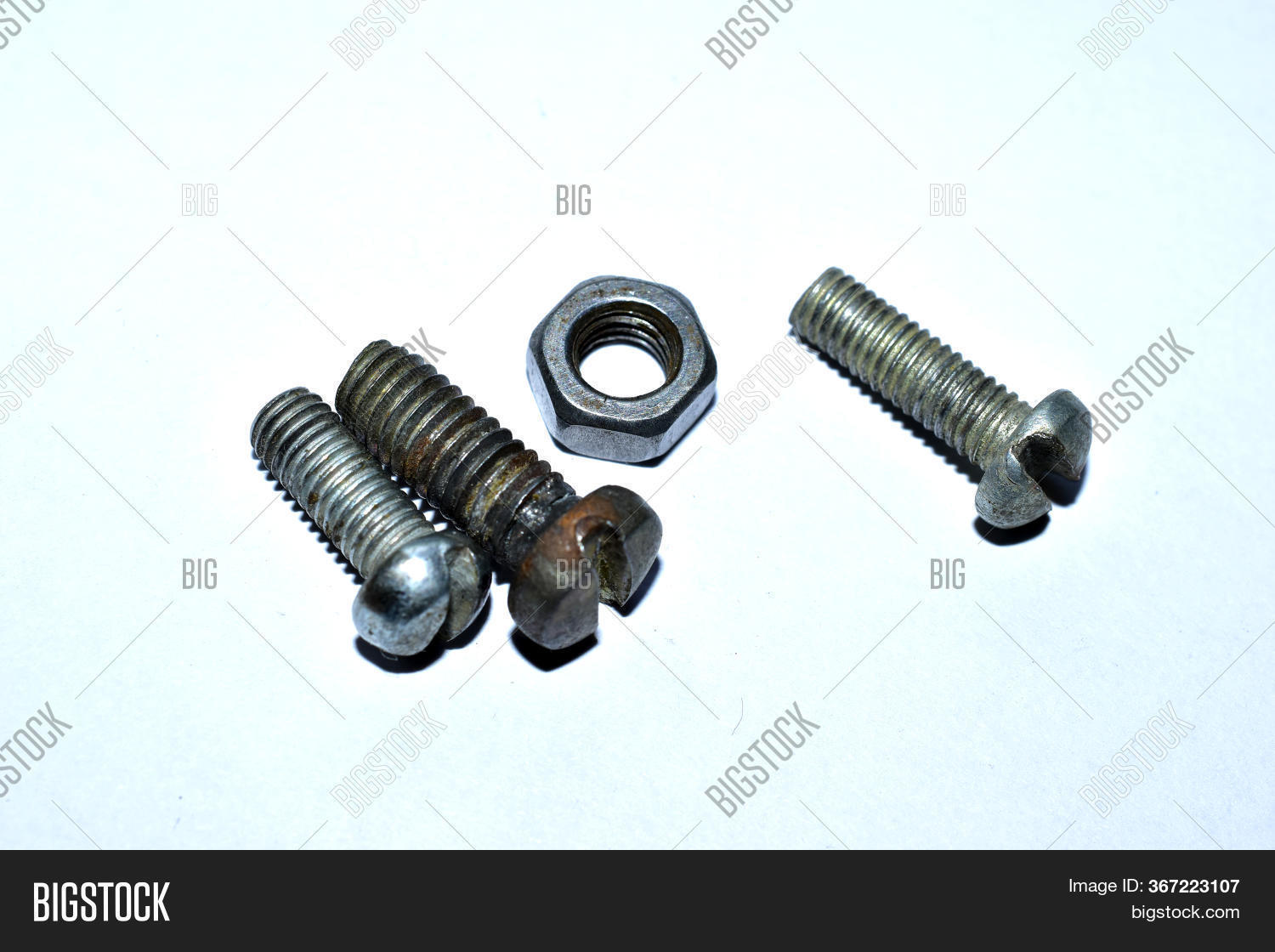 Small Bolts Nuts On Image & Photo (Free Trial) | Bigstock