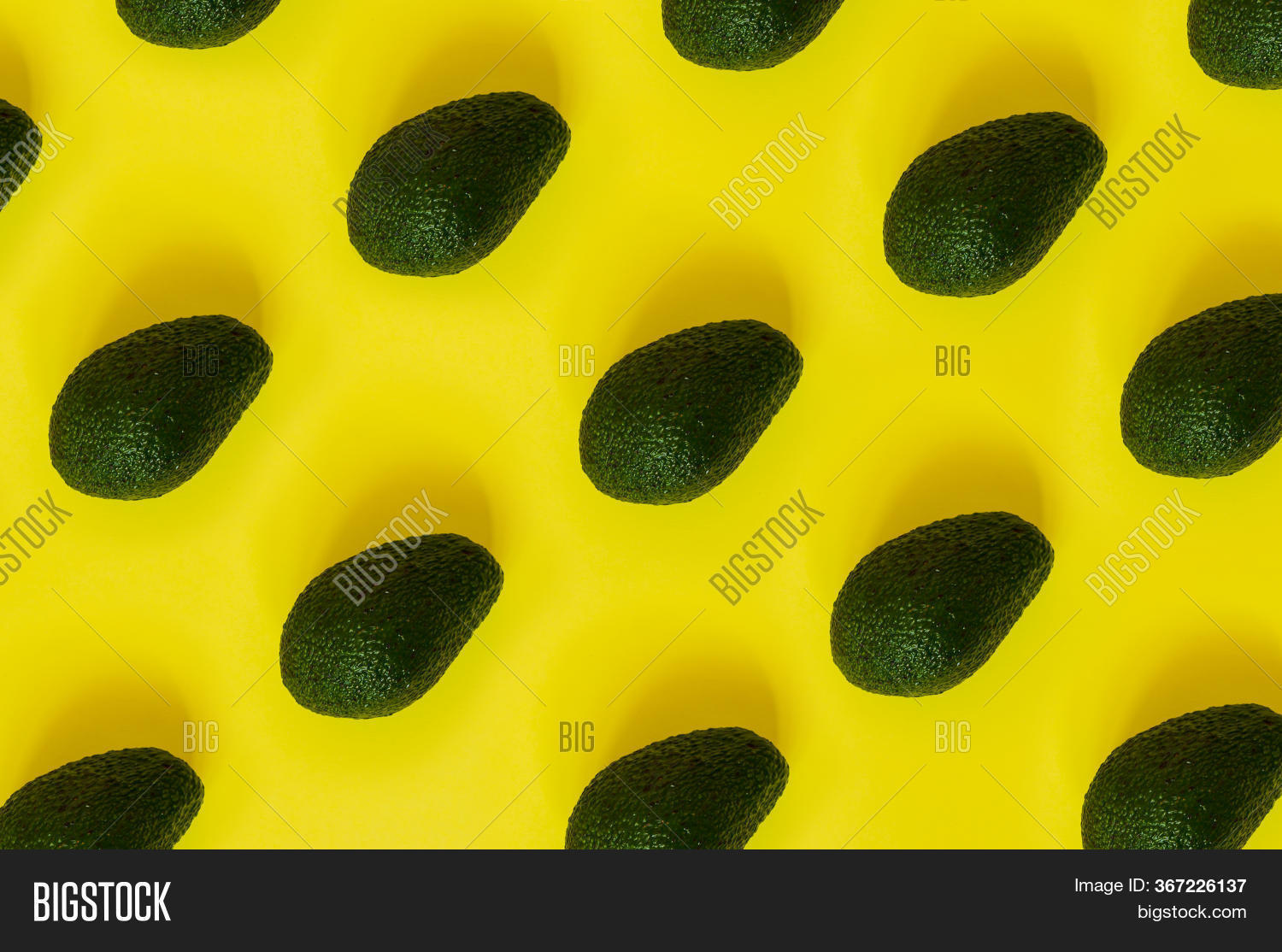 Avocado Shadows On Image & Photo (Free Trial) | Bigstock