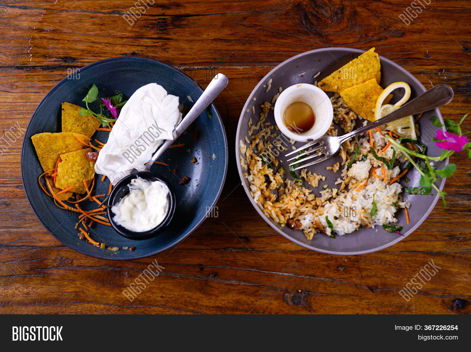 Leftover Food Dirty Image & Photo (Free Trial) | Bigstock