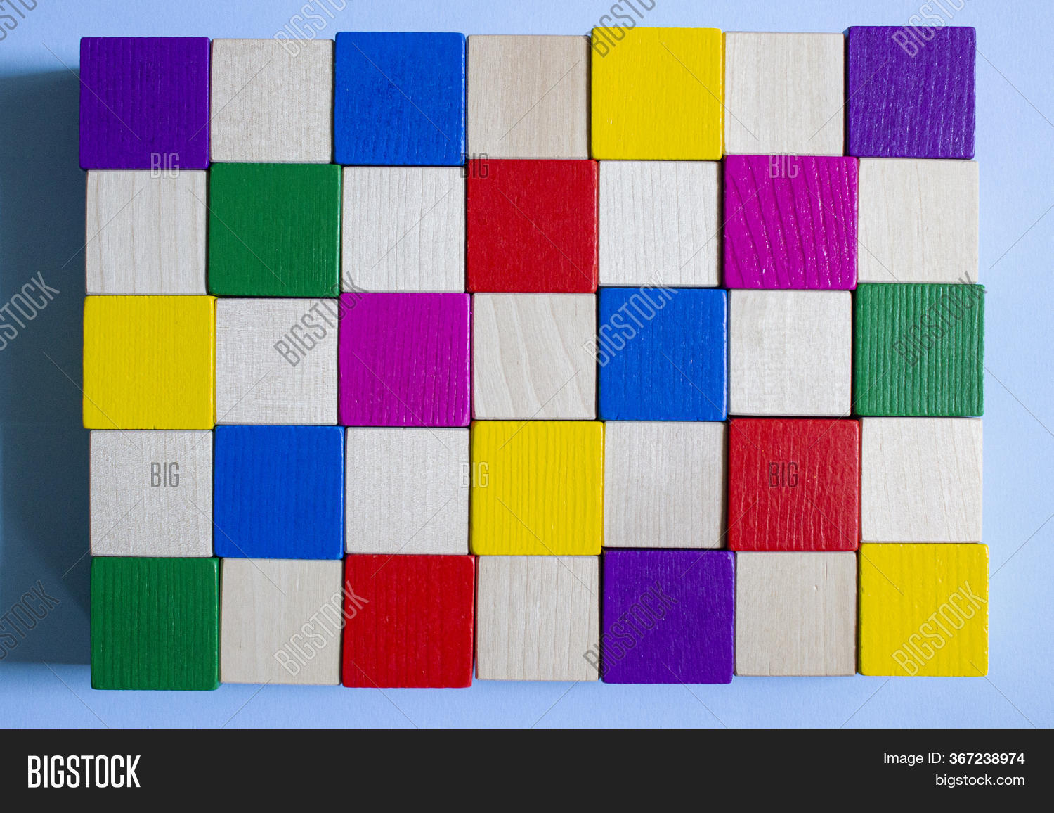 Colorful Wooden Cubes Image & Photo (Free Trial) | Bigstock