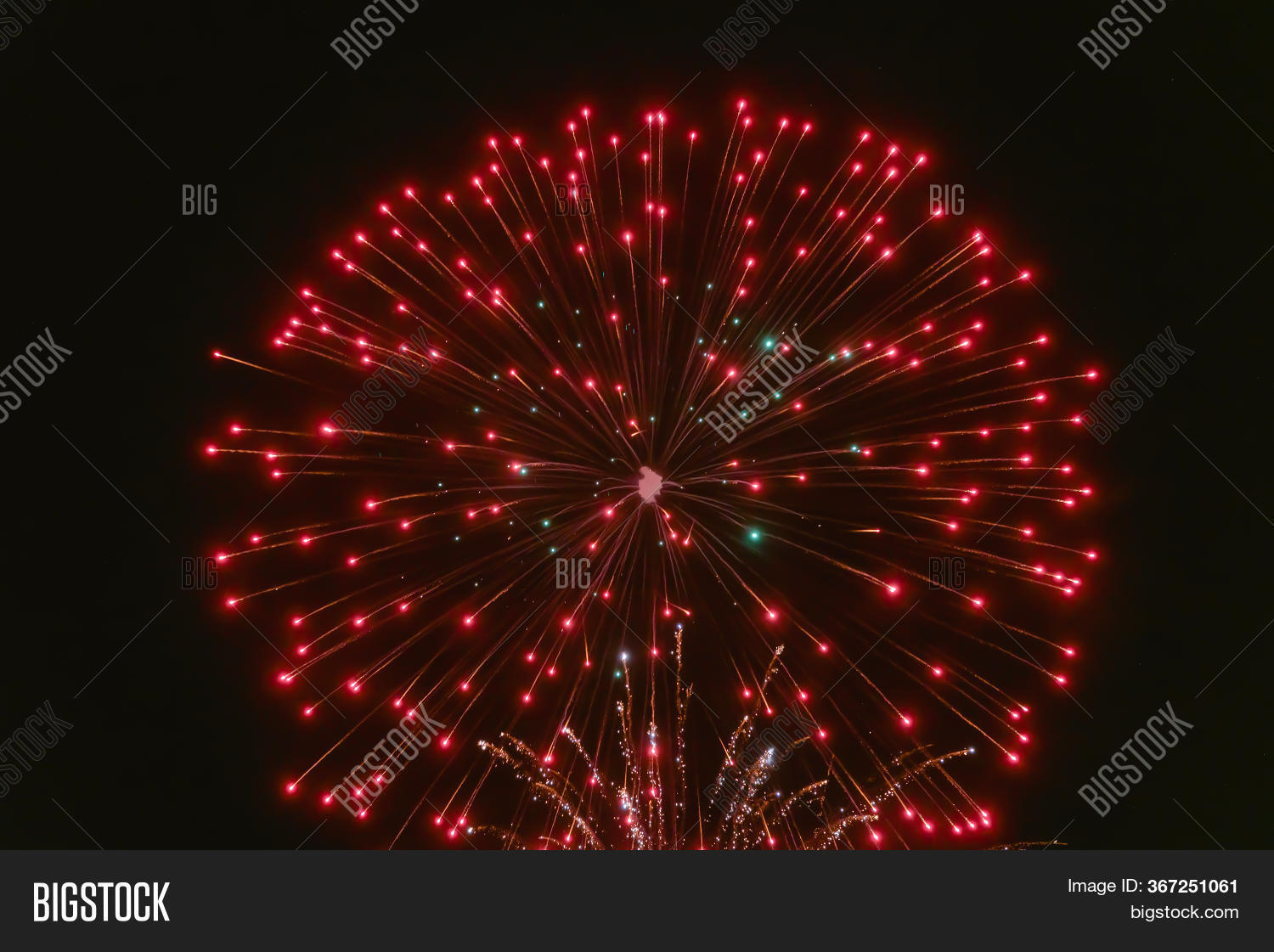 Red Firework Smoke Image & Photo (Free Trial) | Bigstock