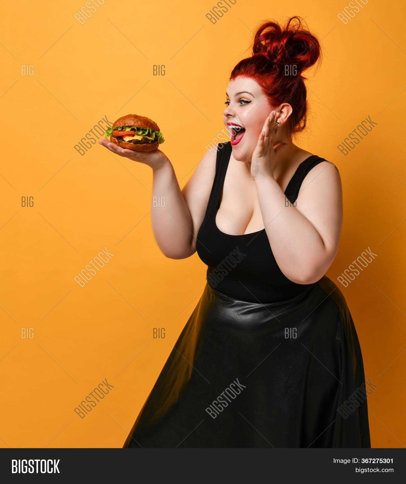 Happy Screaming Plus- Image & Photo (Free Trial) | Bigstock