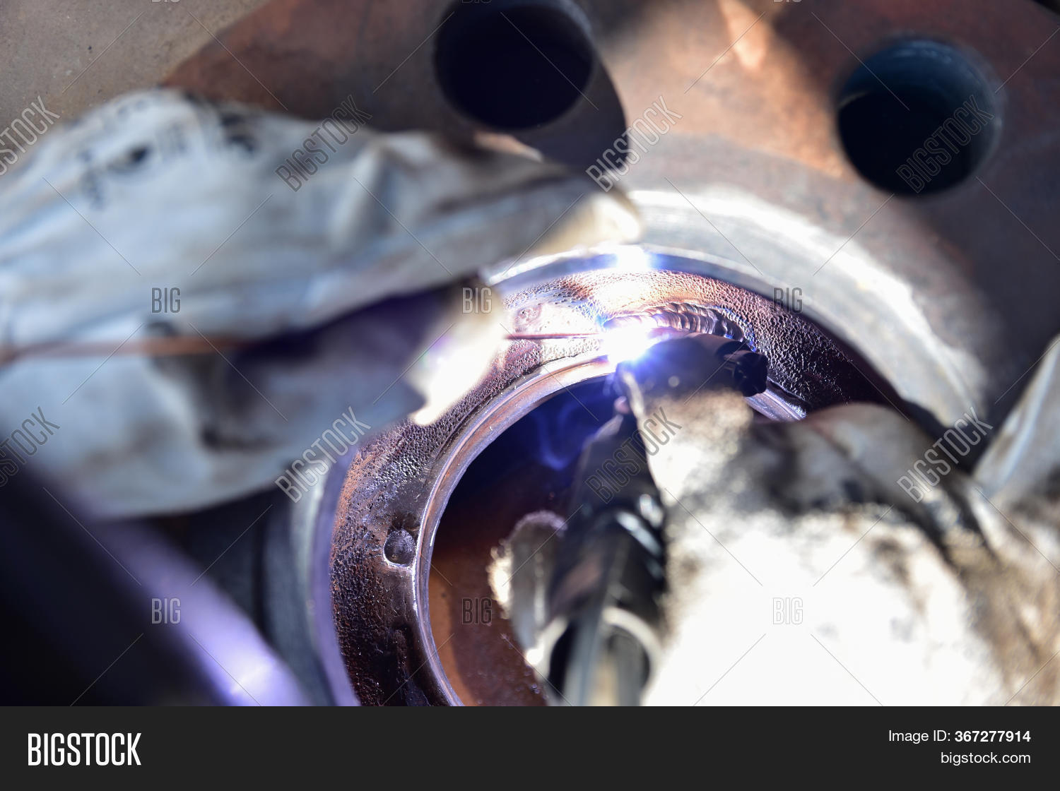 Close- Welding Work. Image & Photo (Free Trial) | Bigstock