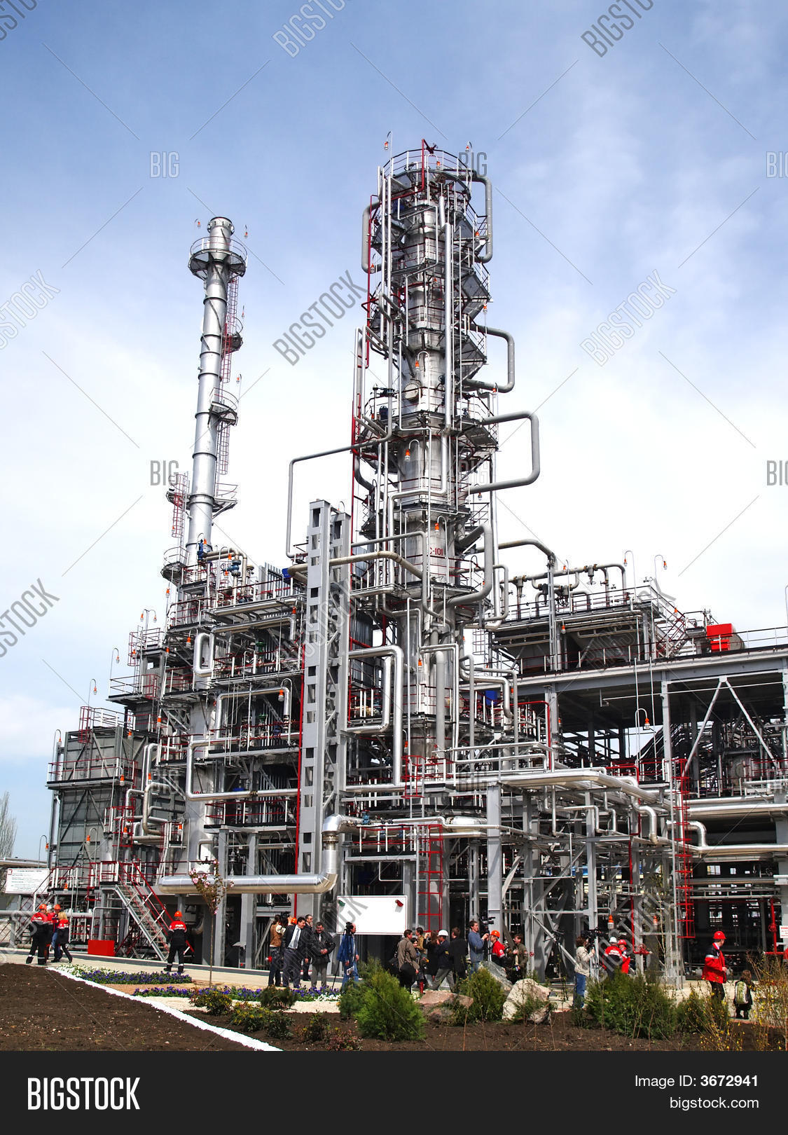 Oil Refining Factory Image & Photo (Free Trial) | Bigstock